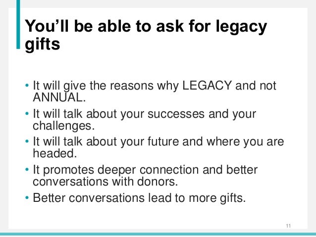 How to Create an Effective Legacy Case Statement to Get More Gifts