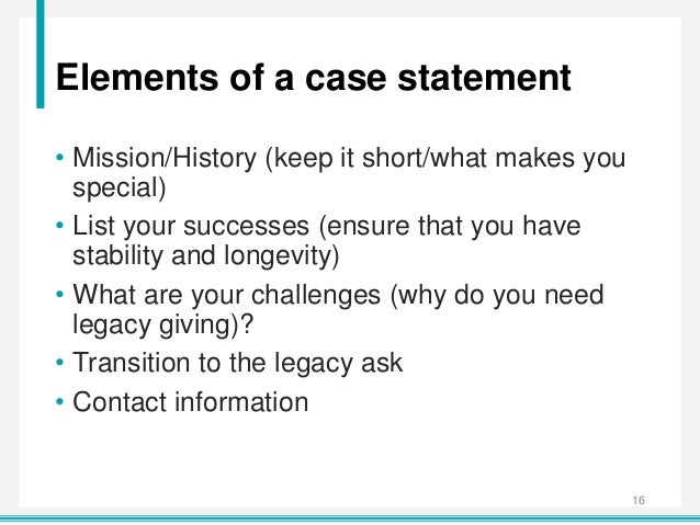 How to Create an Effective Legacy Case Statement to Get More Gifts