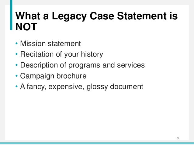 How to Create an Effective Legacy Case Statement to Get More Gifts