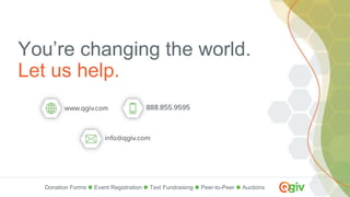Bloomerang + Qgiv: Text Giving | PPT