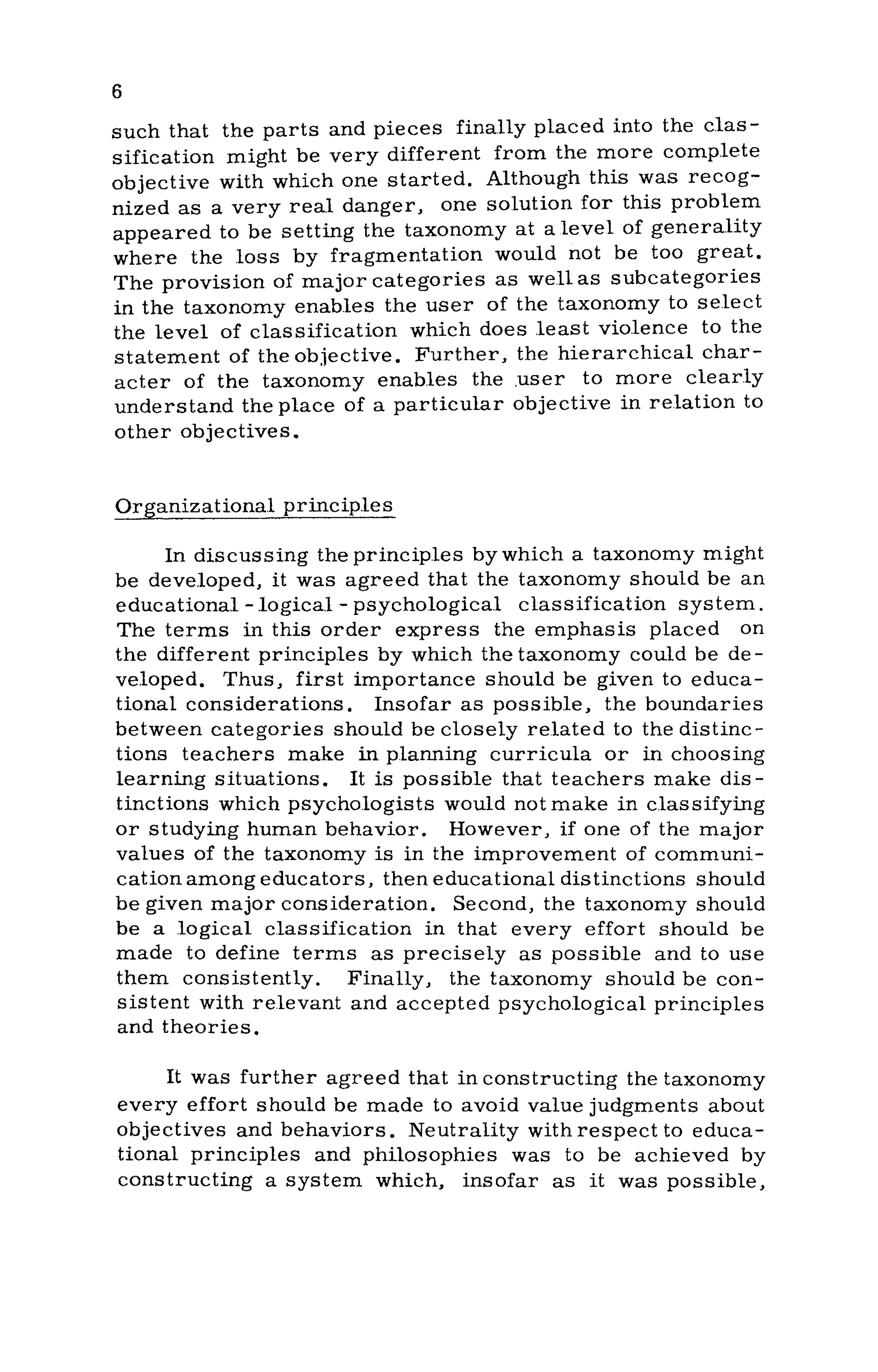 Taxonomy of Educational Objectives | PDF