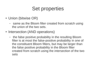 Bloom filter | PPT