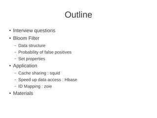 Bloom filter | PPT