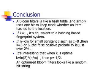 bloomfilter.ppt | Programming Languages | Computing