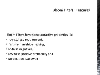 Bloom filters | PPTX