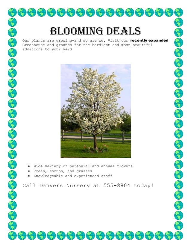 Blooming deals | PDF