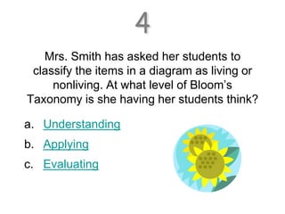 Bloom's Taxonomy quiz | PPSX