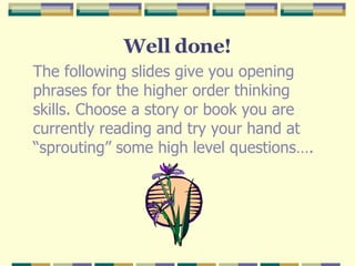 Bloom's Critical Thinking | PPT