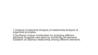 Blooms taxonomy-of-objectives | PPTX