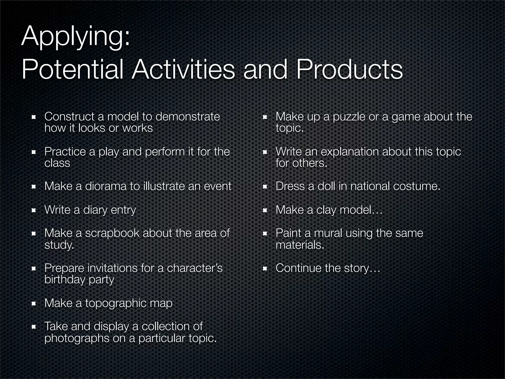 Blooms Understanding And Applying | PDF