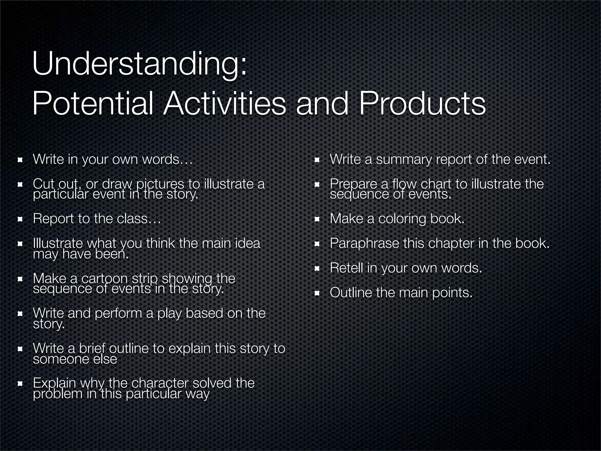 Blooms Understanding And Applying | PDF