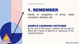 Blooms of Taxonomy powerpoint presentation.pptx