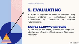Blooms of Taxonomy powerpoint presentation.pptx