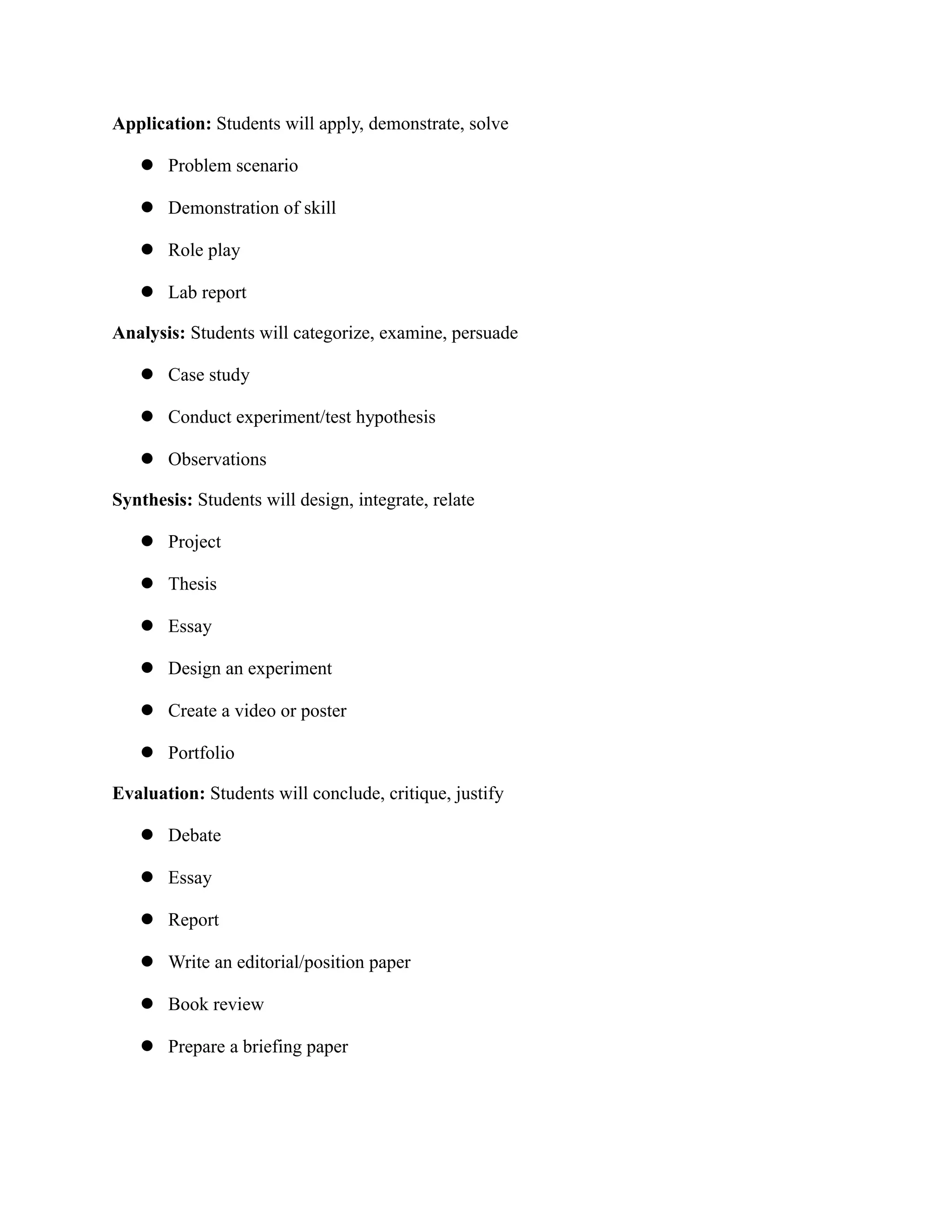 Blooms original revised taxonomy pyramids | PDF