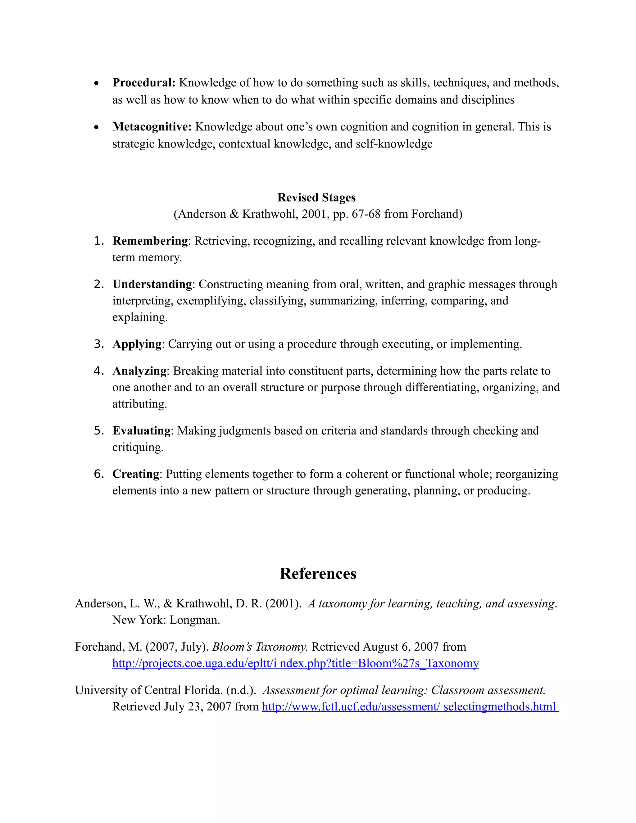 Blooms original revised taxonomy pyramids | PDF