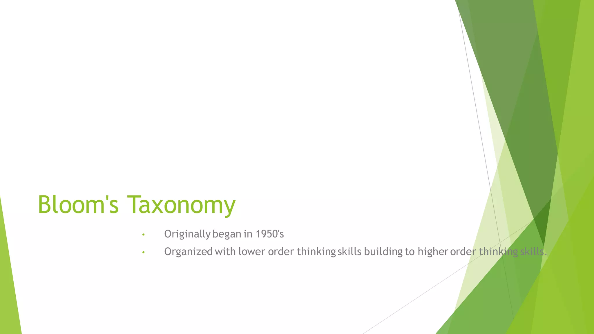 Bloom's revised digital taxonomy | PDF