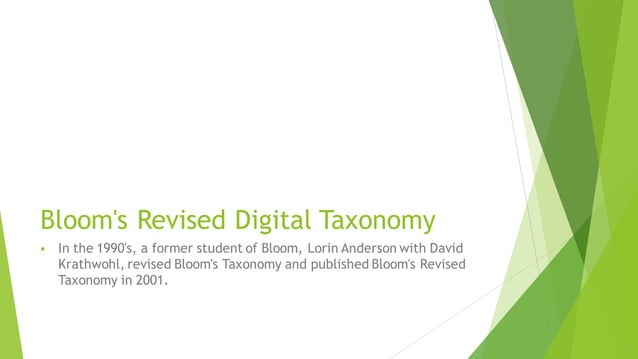 Bloom's revised digital taxonomy | PDF | Technology & Computing