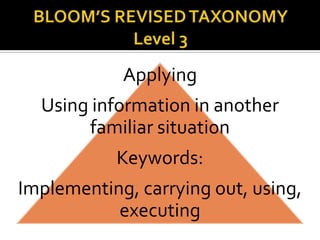 Bloom's Revised Taxonomy | PPTX