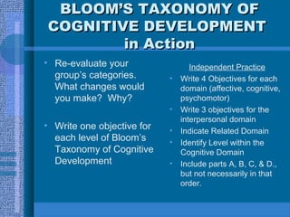 Bloom's revised taxonomy | PPT