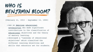 Bloom's Revised Taxonomy for Group Repor | PDF