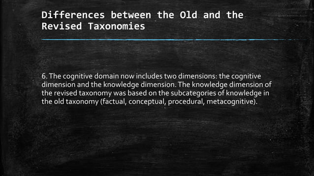 Bloom’s Revised Taxonomy of Educational Objectives | PPTX | Educational ...