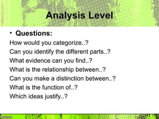 Bloom's Taxonomy | PPT