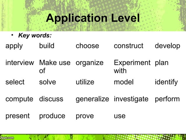 Bloom's Taxonomy | PPT