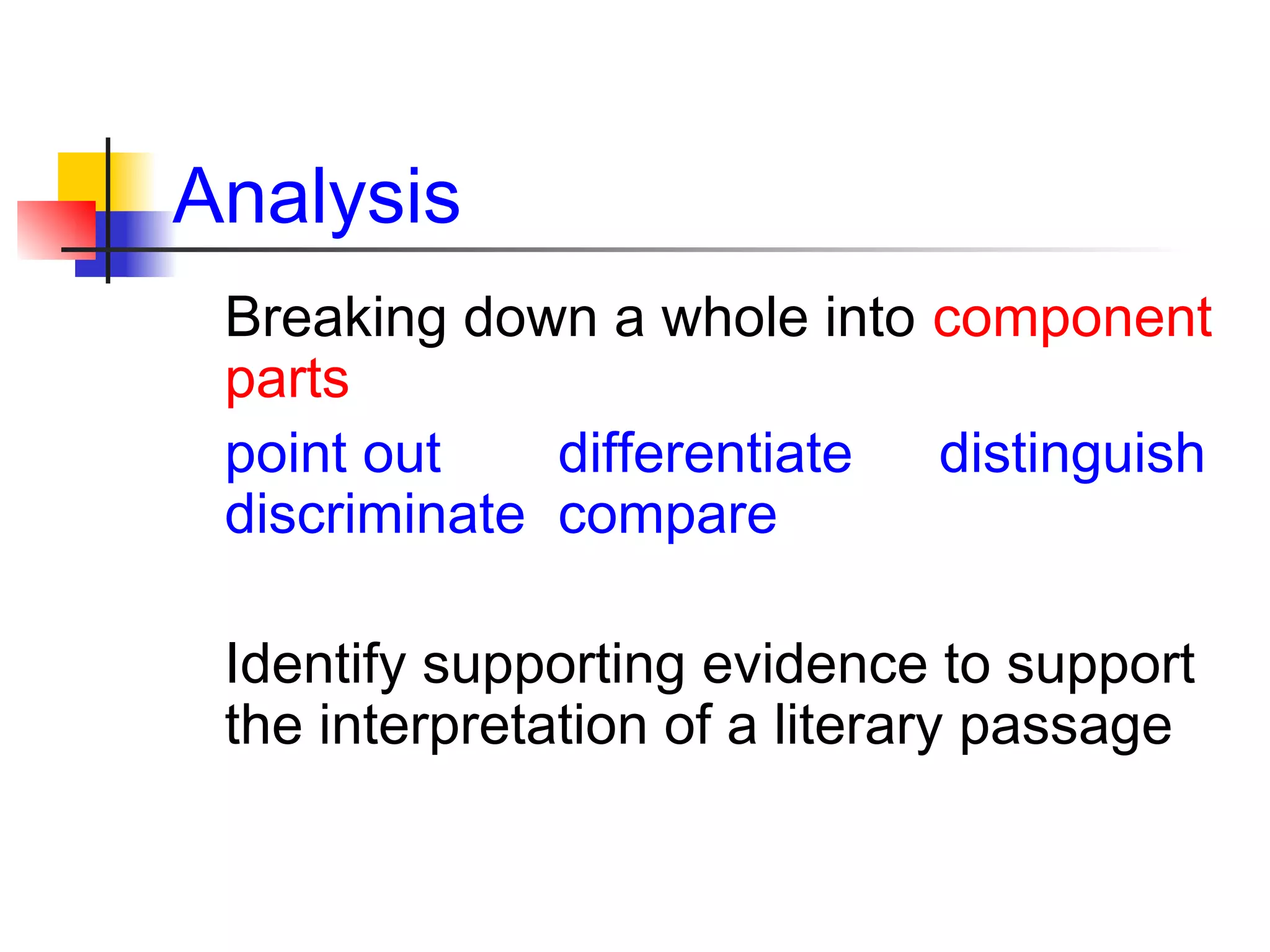 Blooms taxonomy | PPT
