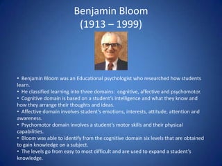 Bloom’s taxonomy | PPTX