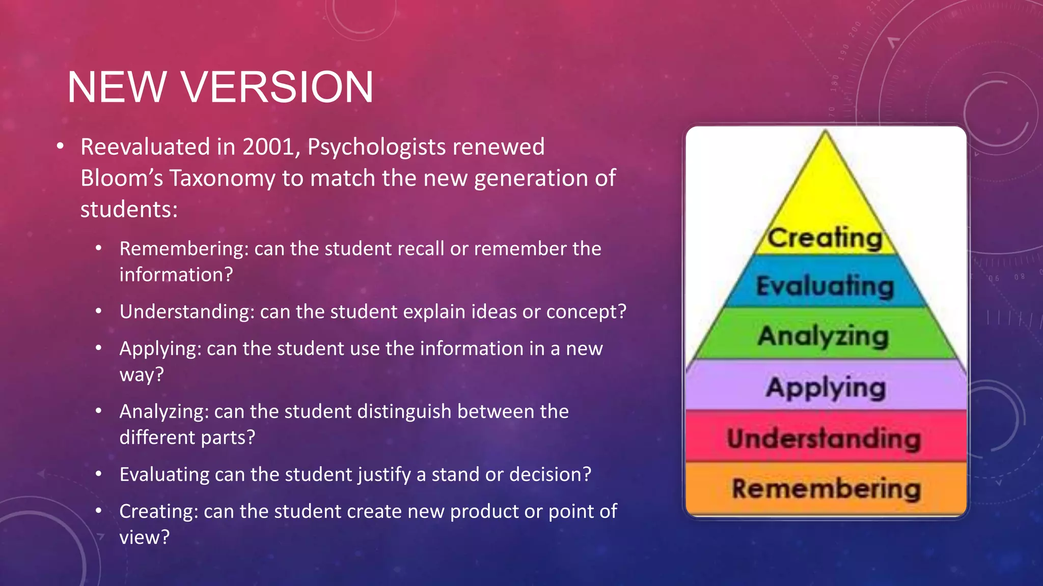 Bloom’s taxonomy | PPTX