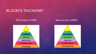 Bloom’s taxonomy | PPTX