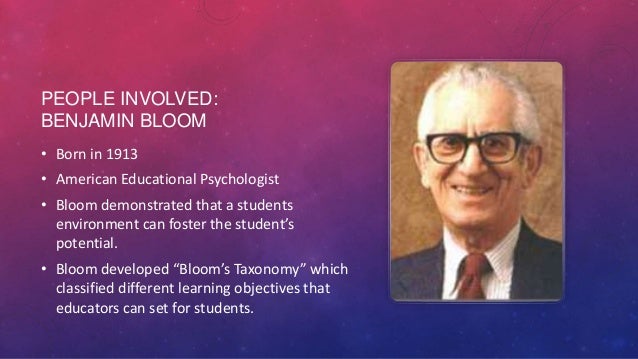 Bloom’s taxonomy