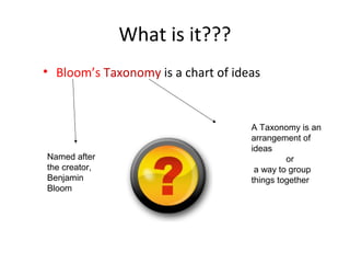 Blooms taxonomy | PPT