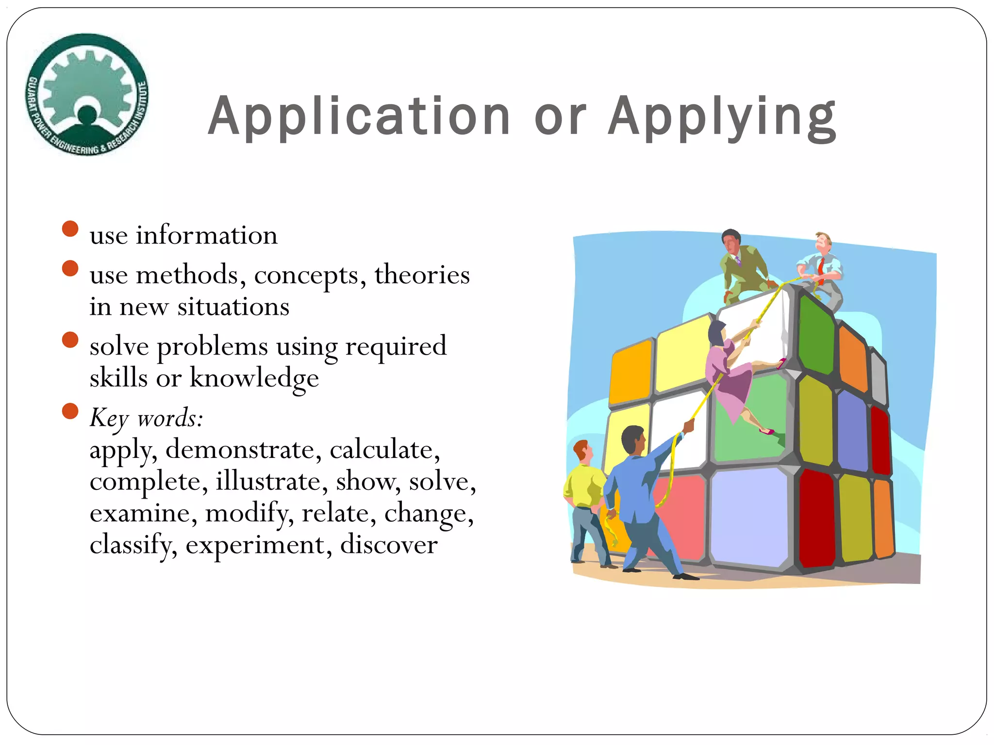 Bloom's taxonomy | PPT