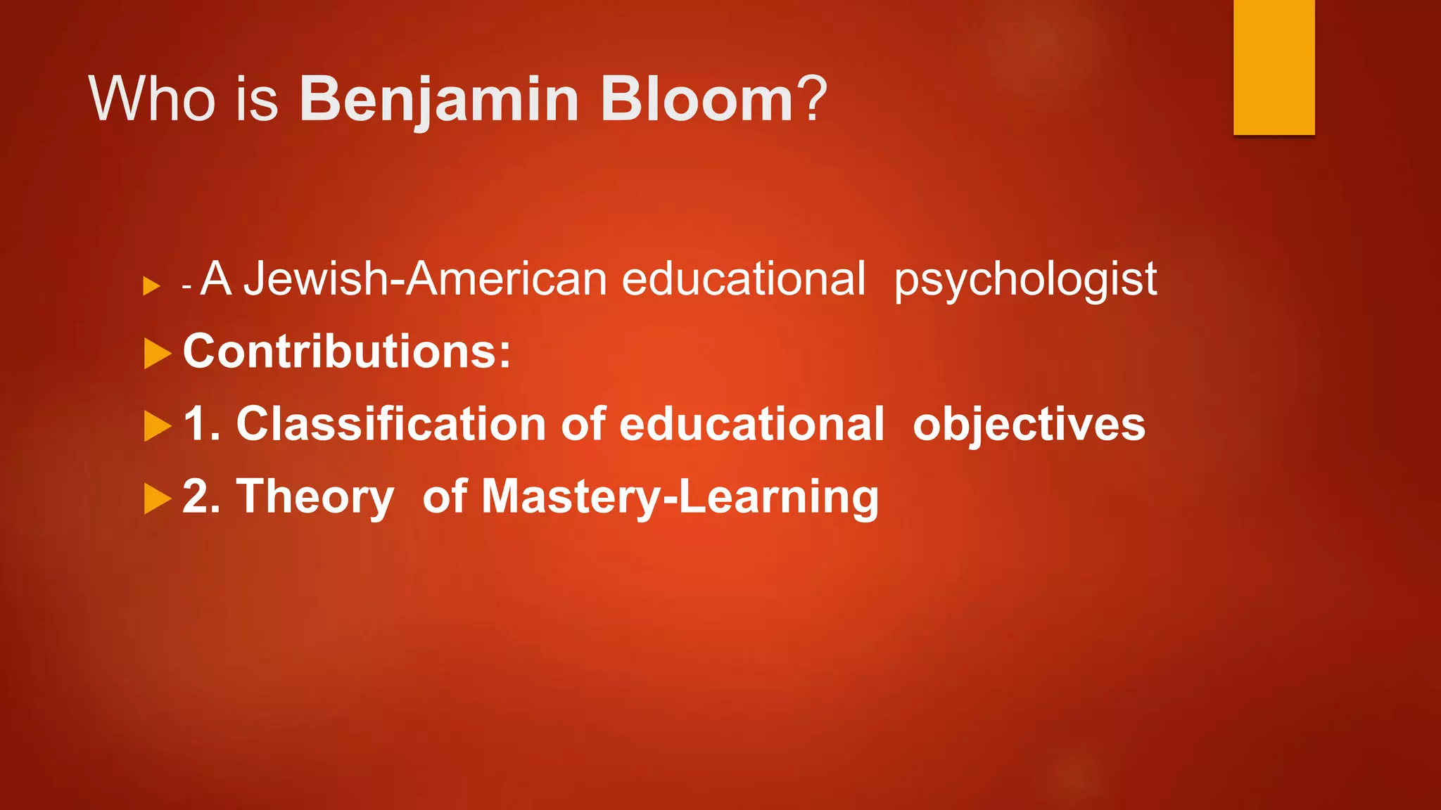 Bloom’s Taxonomy PowerPoint Presentation 2017 | PPTX