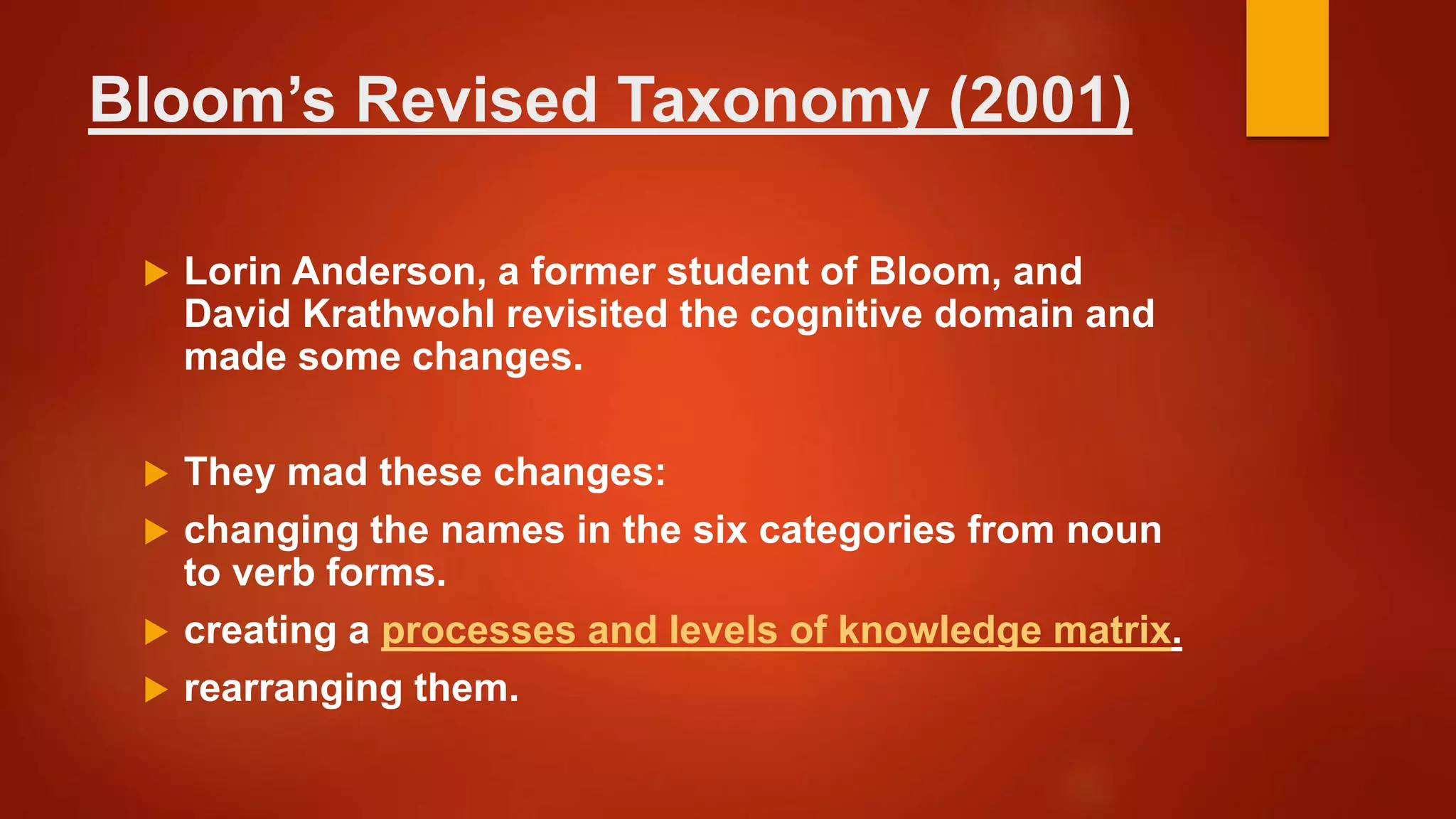 Bloom’s Taxonomy PowerPoint Presentation 2017 | PPTX