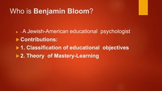 Bloom’s Taxonomy PowerPoint Presentation 2017 | PPTX