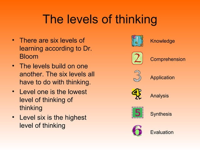 Bloom's taxonomy | PPT