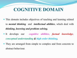 BLOOM'S TAXONOMY | PPTX