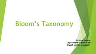 Bloom's Taxonomy | PPTX