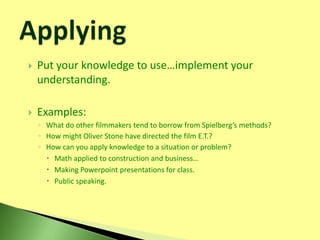 Bloom_s_Taxonomy. education power pointppt | PPT