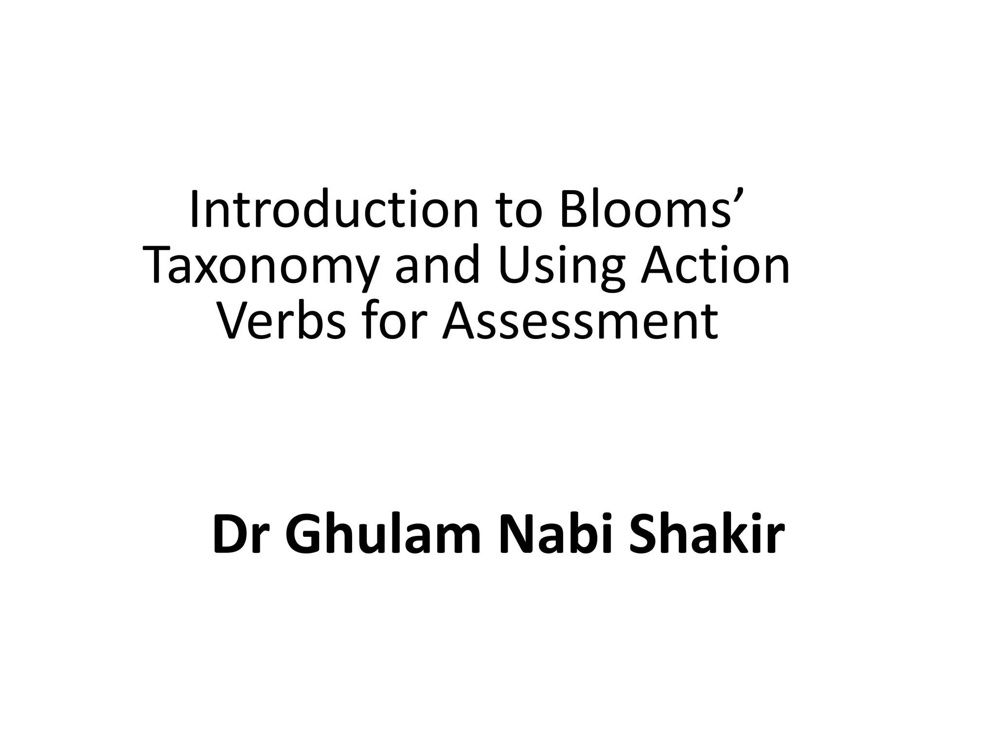 blooms' taxonomy of behavioral objectives.pptx