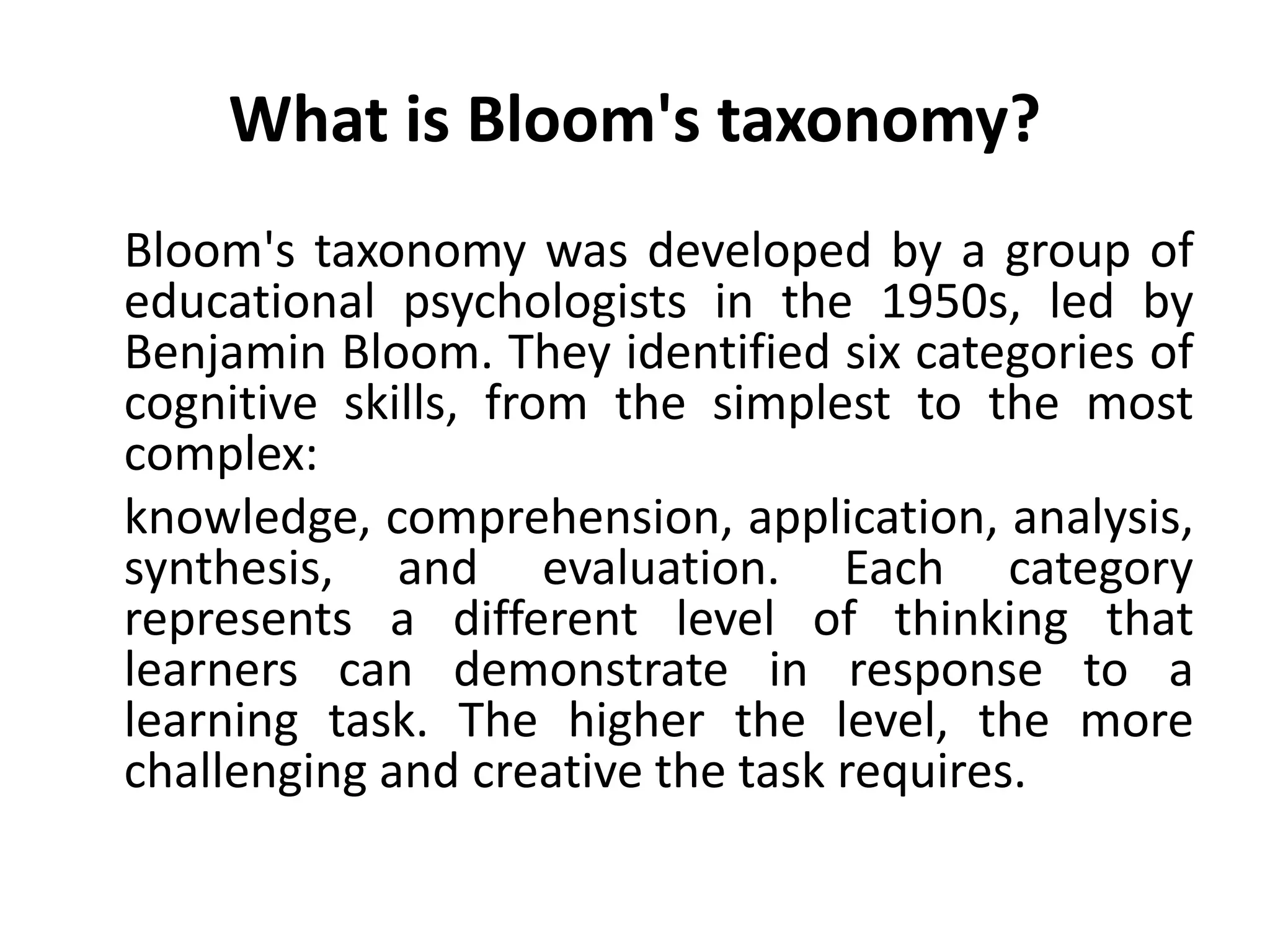 blooms' taxonomy of behavioral objectives.pptx