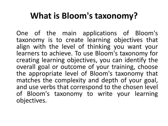 blooms' taxonomy of behavioral objectives.pptx