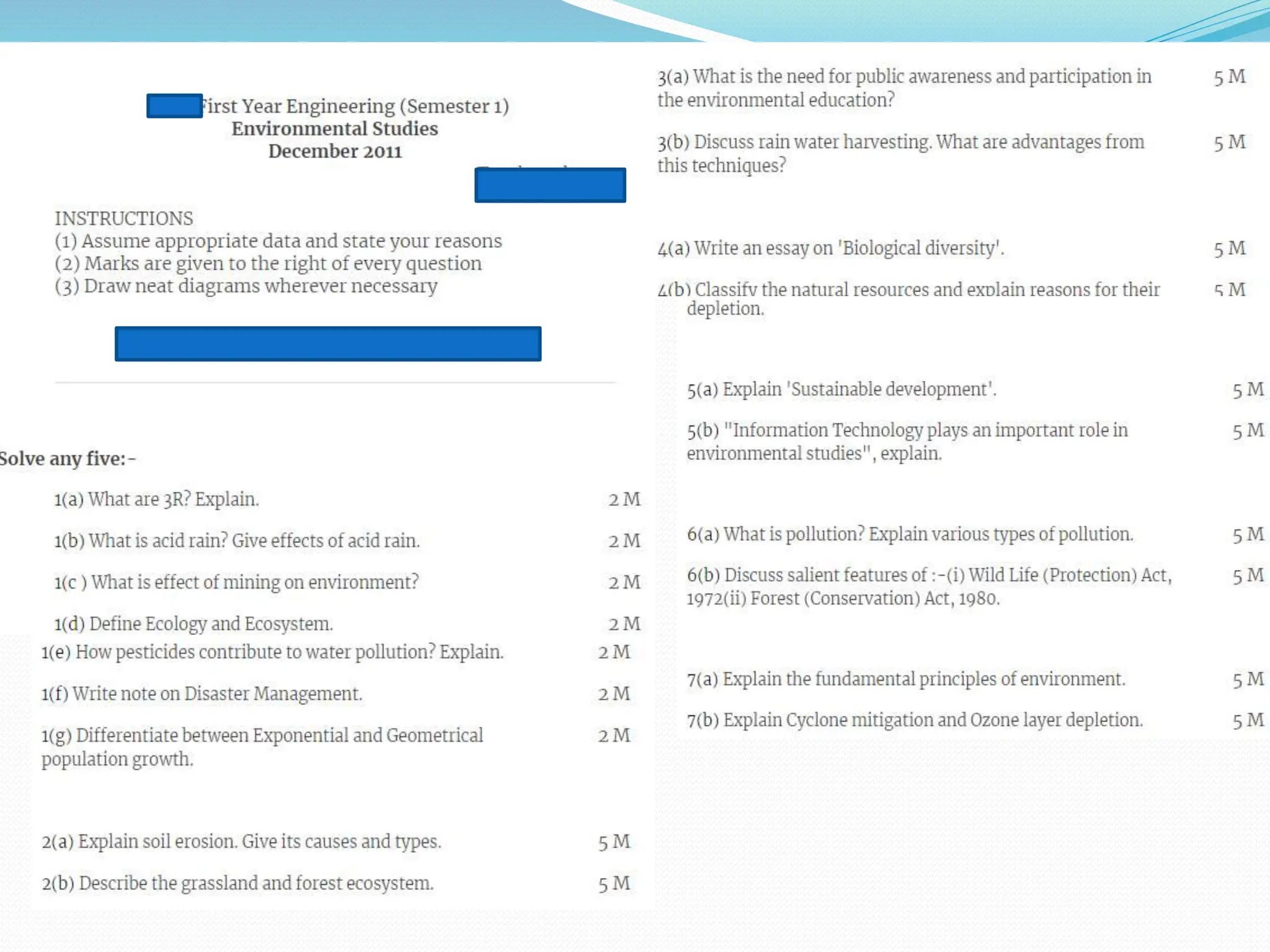 Application in Blloms Taxonomy - Examination Papers & Assessment | PPT