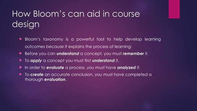 INTRODUCTION TO BLOOMS CONCEPTS IN ENGIN | PPT