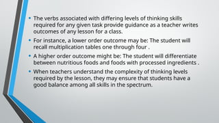 Understanding Bloom's Taxonomy: Enhancing Educational Objectives and ...