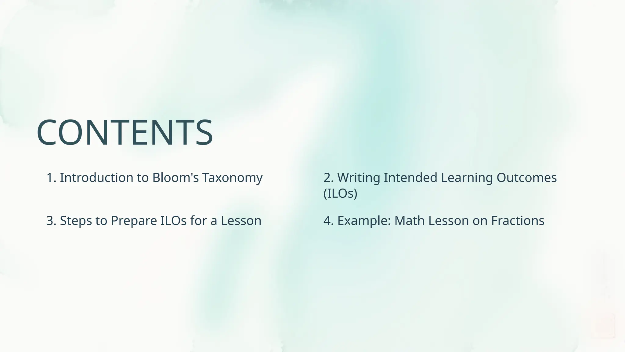 Bloom's Taxonomy - Preparing ILO.dffdfpptx | PPTX