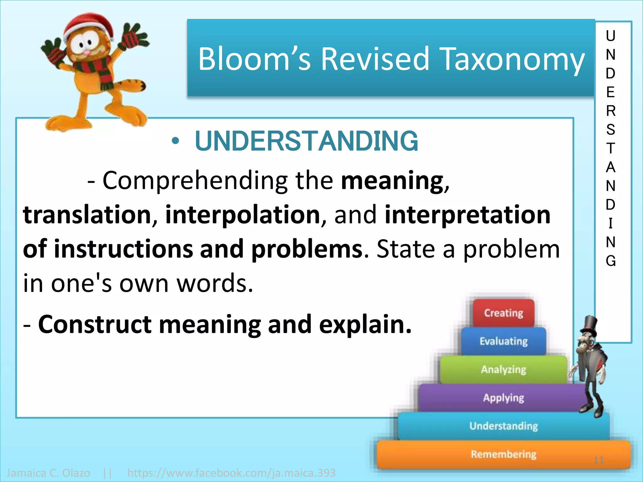 Blooms taxonomy (1) | PPTX