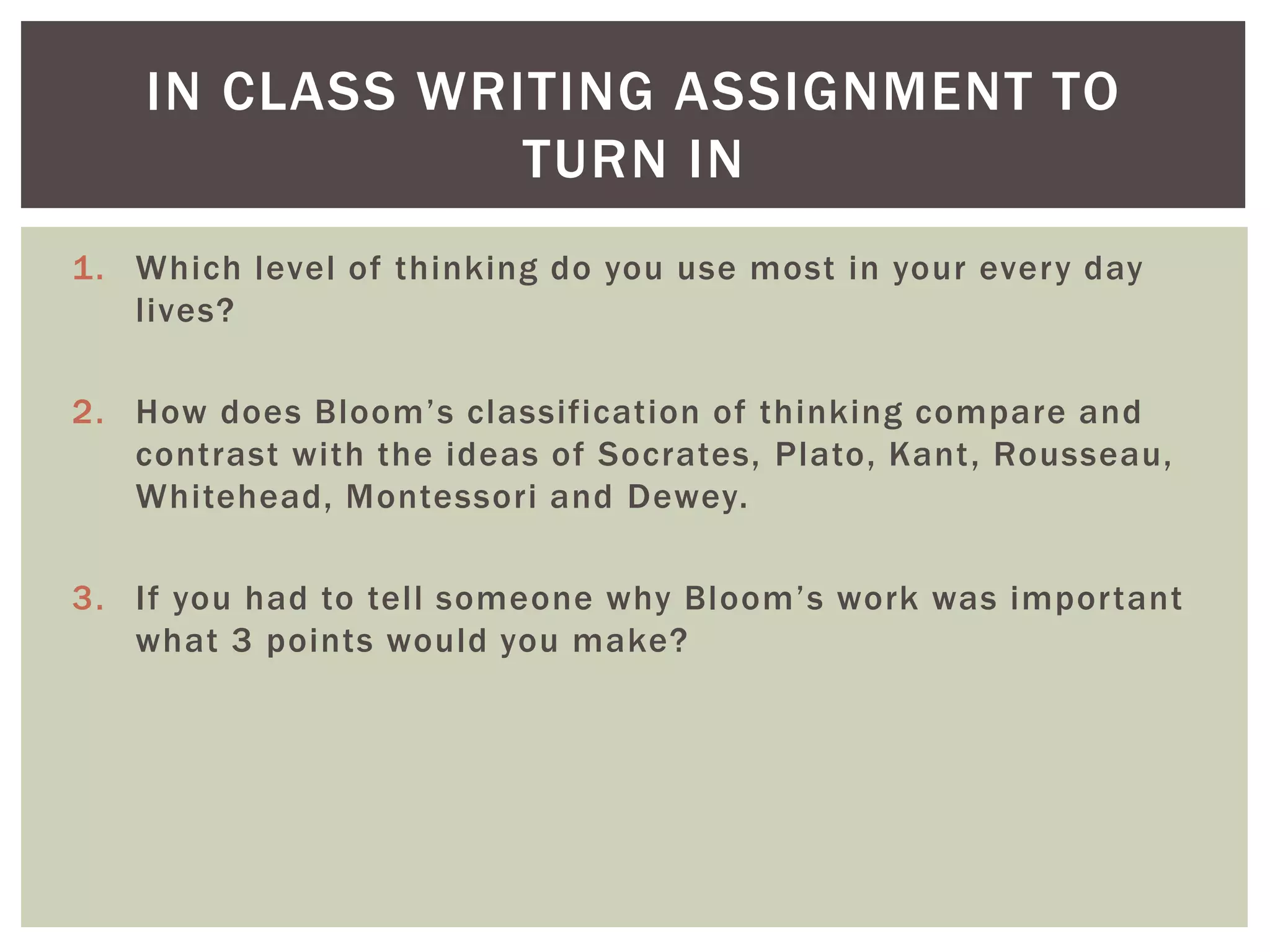 Bloom's taxonomy | PPTX